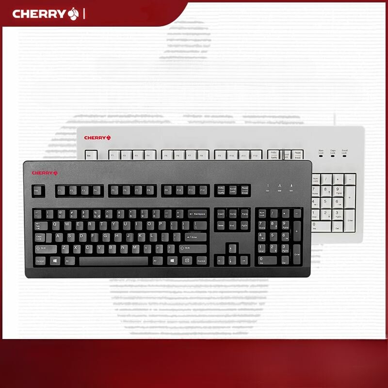 CHERRY G80-3000 Механическая клавиатура для игрового офиса, черный переключатель