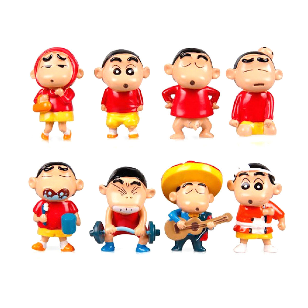 8 шт./лот мелки Shins Chans аниме фигурка игрушка статуэтка