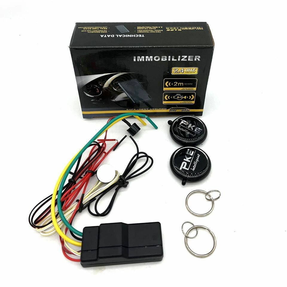 2,4G RFID-иммобилайзер, беспроводной замок двигателя, автомобильная сигнализация, защита от угона, отключение, устройство автоматической разблокировки