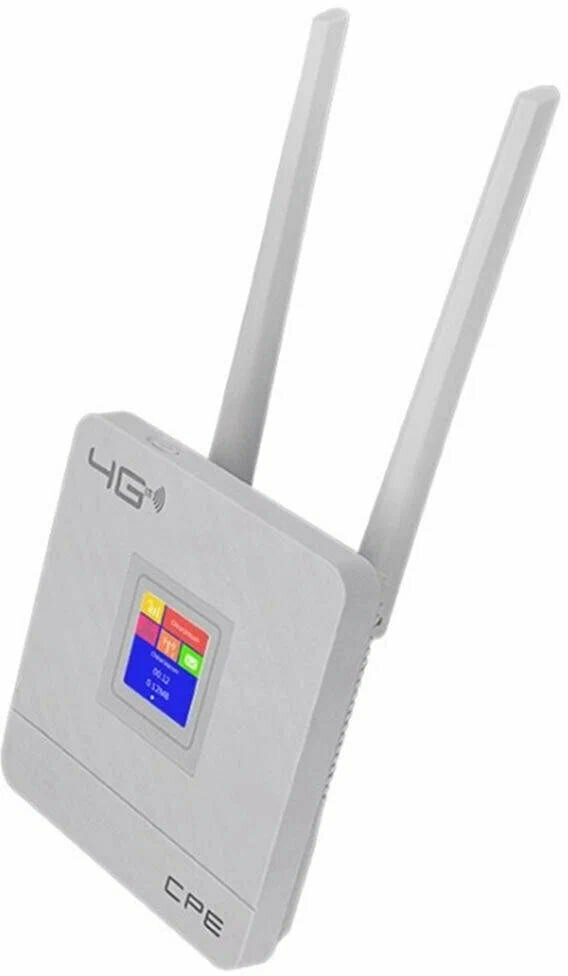 Роутер Wi-Fi, частотный диапазон 2.4ГГц, 1 порт LAN, внешние антенны