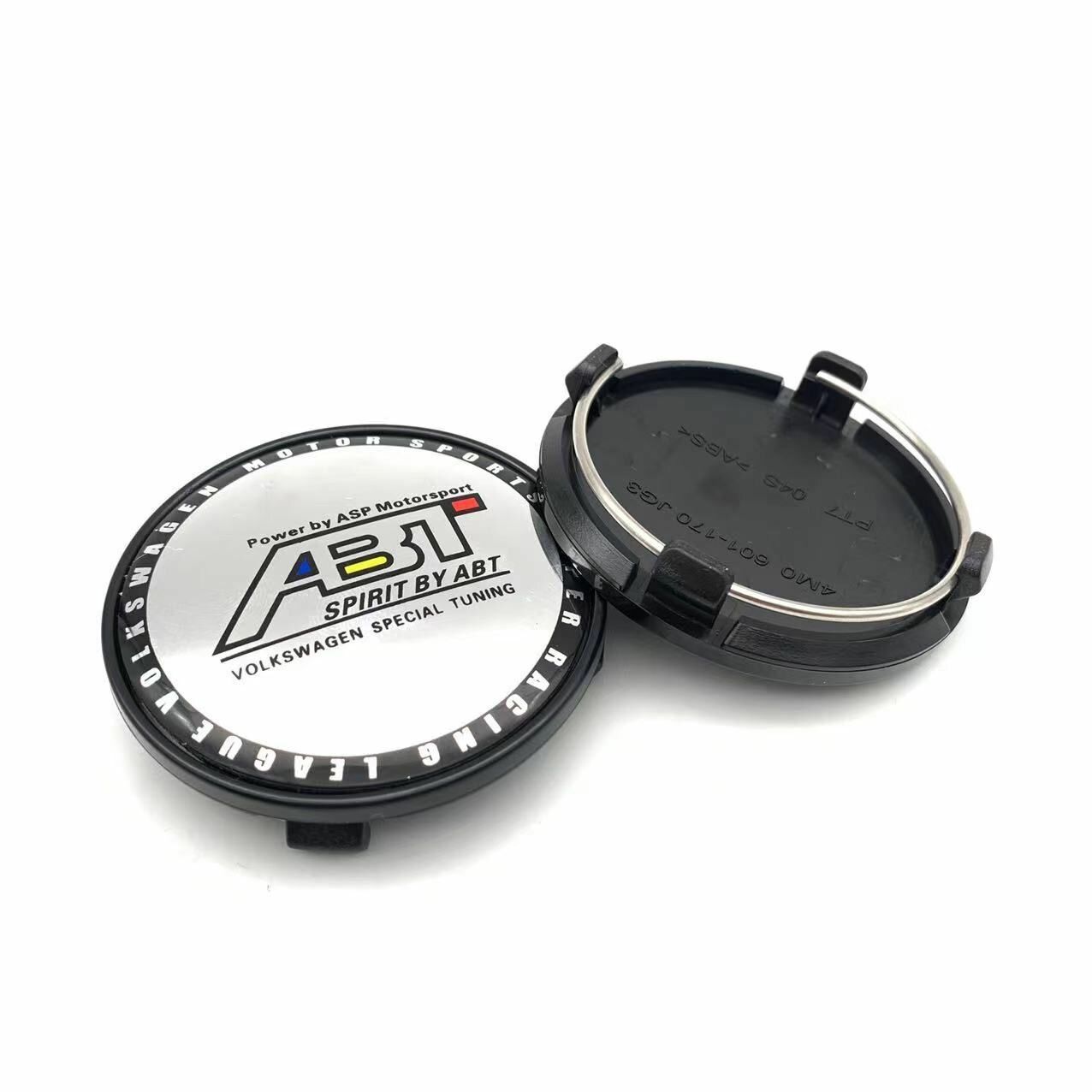 Колпачки заглушки на литые диски VOLKSWAGEN AUDI ABT 61/56/9.3 мм, комплект 4 шт.