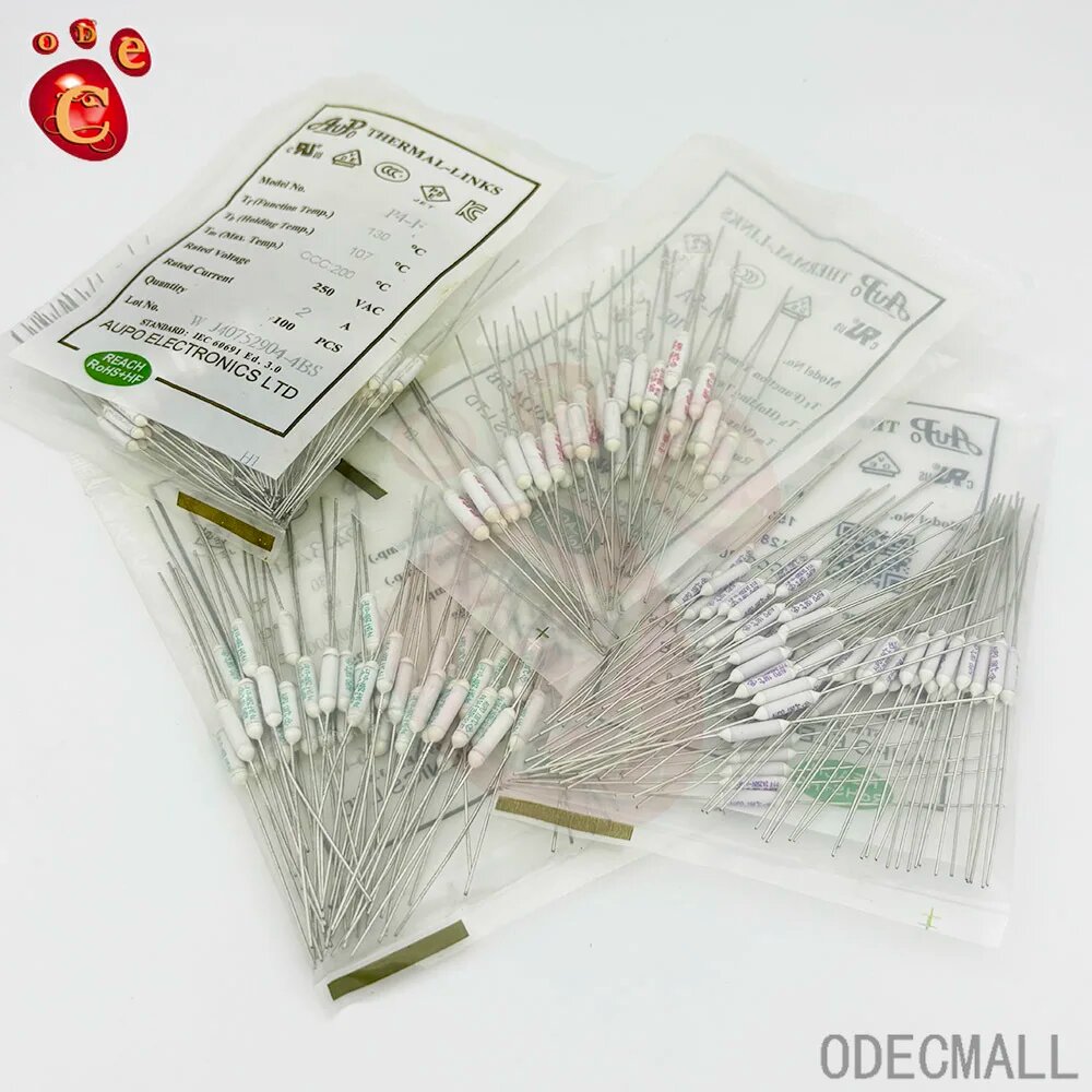 Термопредохранители AUPO серия P 10 шт. P3-5A-F 5A 125C