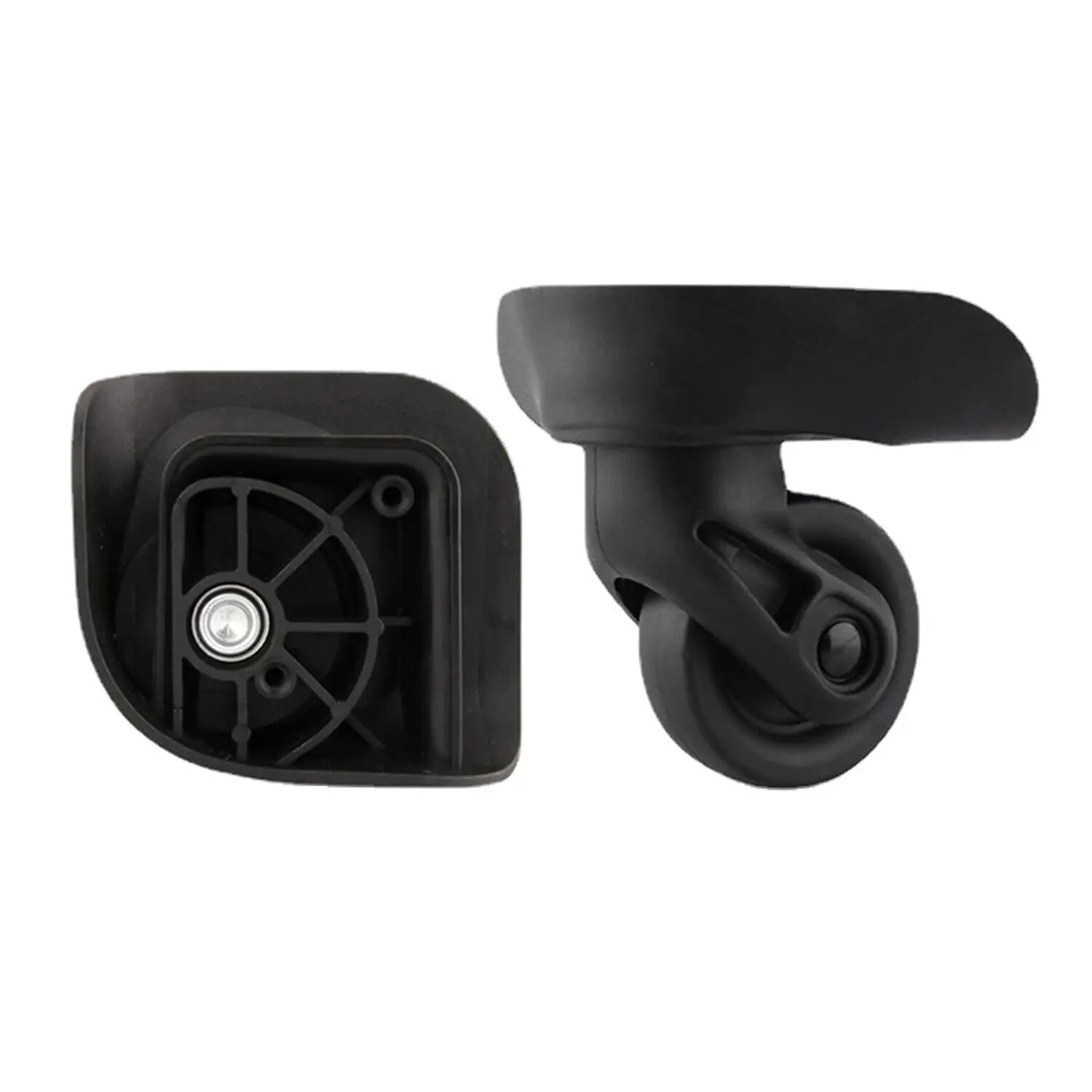 GUGULUZA 1 пара колес для чемодана, сменные колеса для багажа для ремонта поврежденных колес для чемодана с 2 отверстиями для винтов