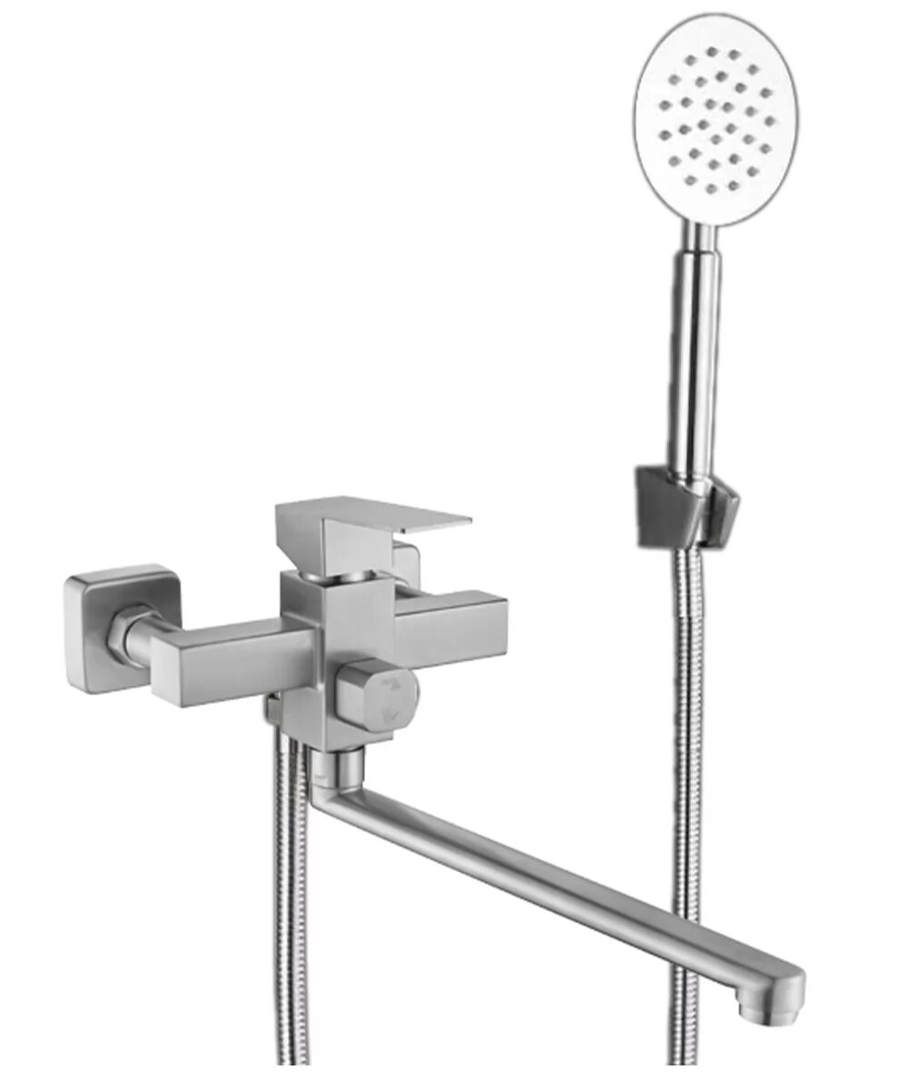 Смеситель для ванны и душа из нержавеющей стали HN25304-G цвет сатин от бренда Hansen