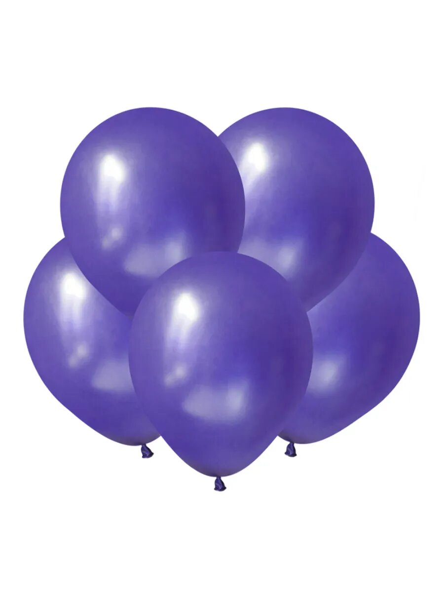 Фиолетовый, Металл / Violet, латексный шар (12"/30 см ) 50 шт. / Веселый праздник