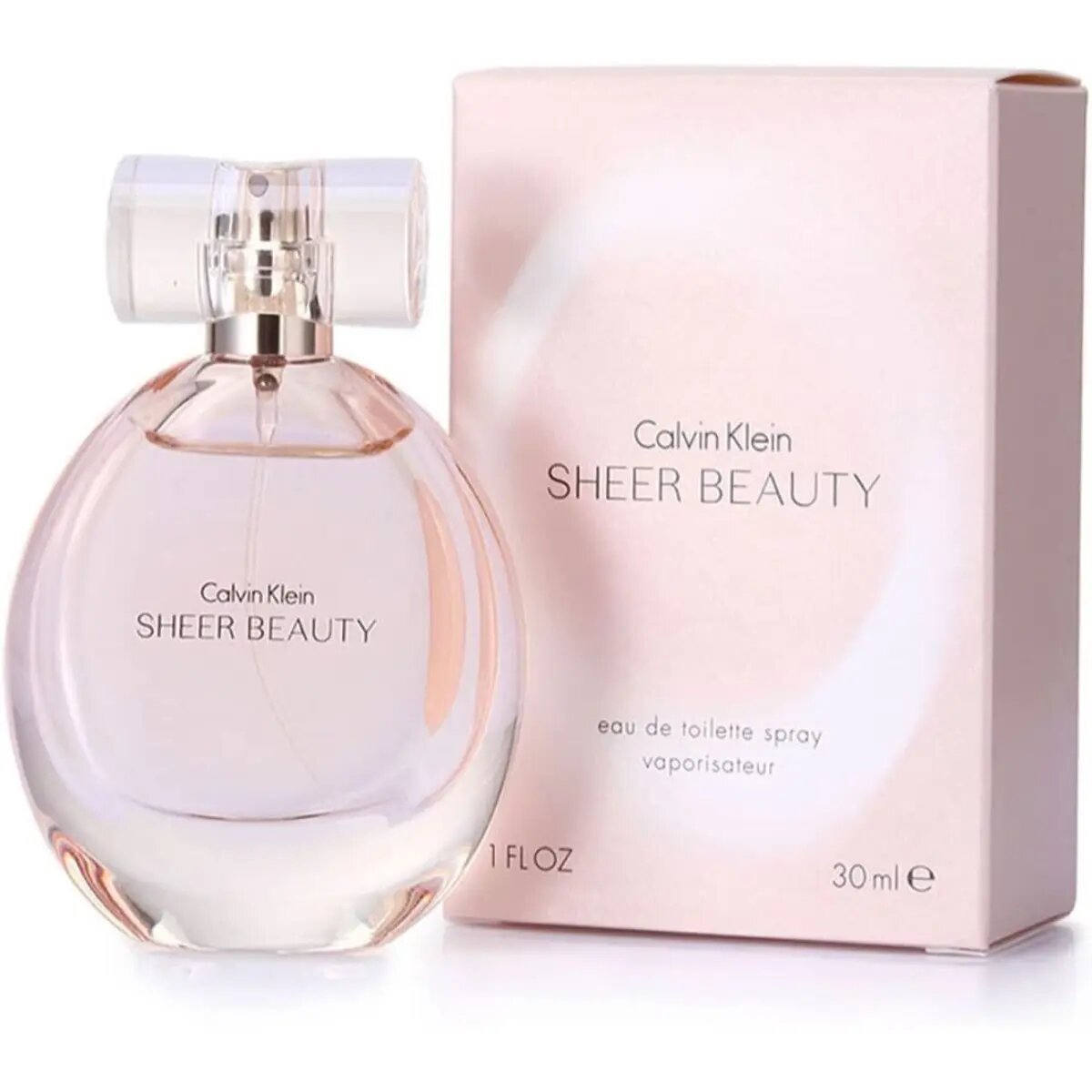 Туалетная вода женская Calvin Klein Sheer Beauty цветочно-фруктовый аромат, 30 мл