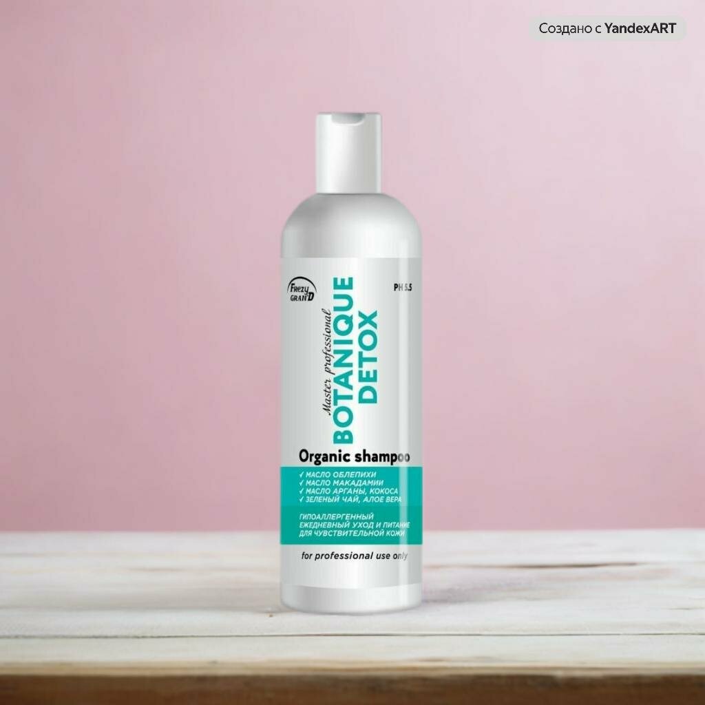 Frezy Grand Шампунь для ежедневного ухода за волосами с маслом облепихи / Botanique Detox PH 5.5, 200 мл