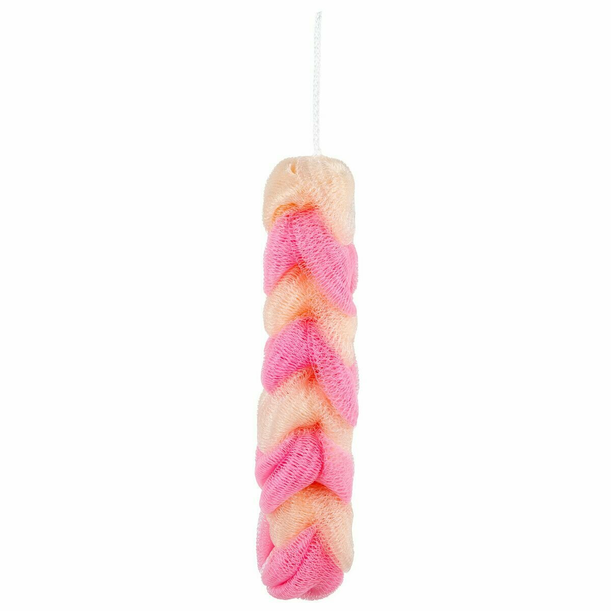 Мочалка Pleasure Косичка, нейлоновая, 70г (27х5,5х5,5см) (1135)