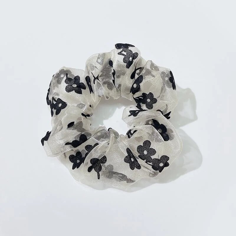 Фея сетчатое кольцо для волос с цветком 01