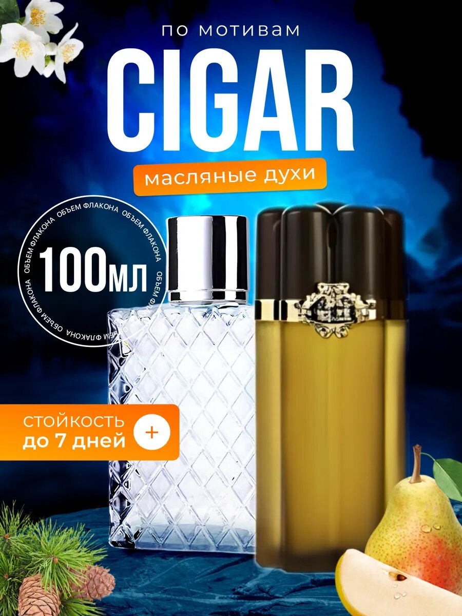 Духи масляные по мотивам Cigar Реми Латур Сигар парфюм мужские стойкие