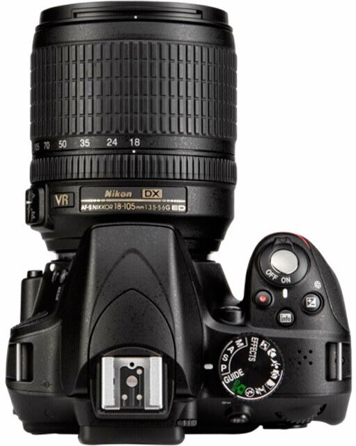Nikon D5300 Kit AF-S DX NIKKOR 18-55mm f/3.5-5.6G ED VR, черный