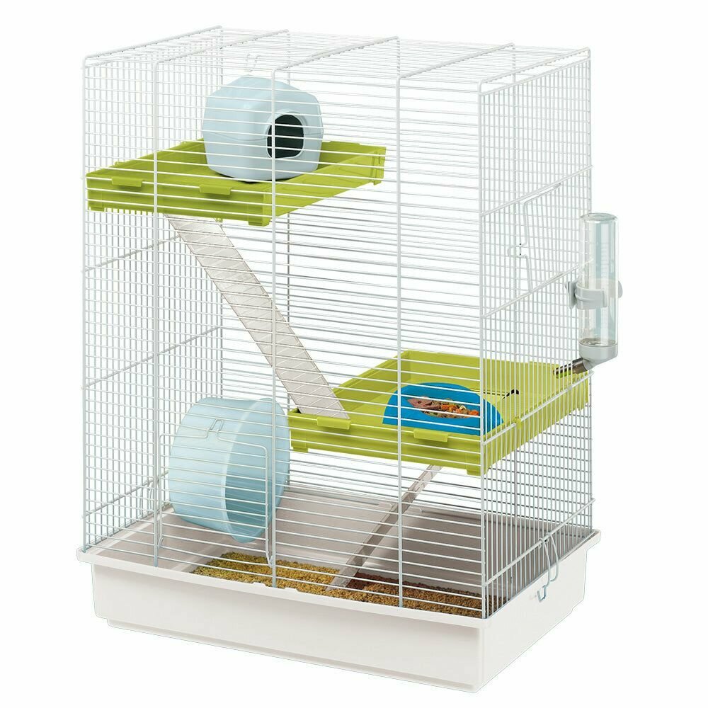 Трехэтажная клетка для хомяков и мышей HAMSTER TRIS