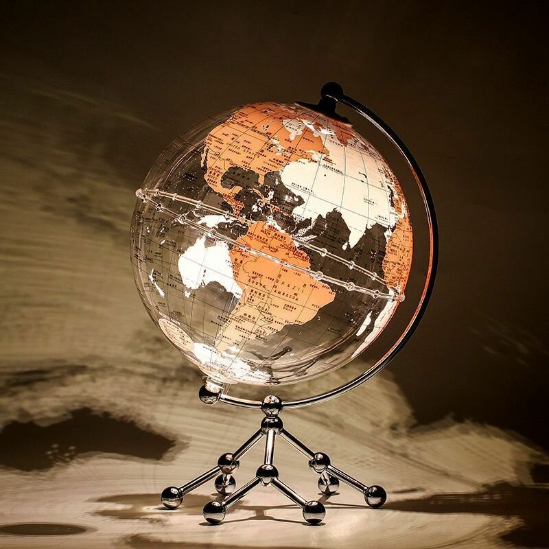 Глобусы, украшения с подсветкой, офисные украшения