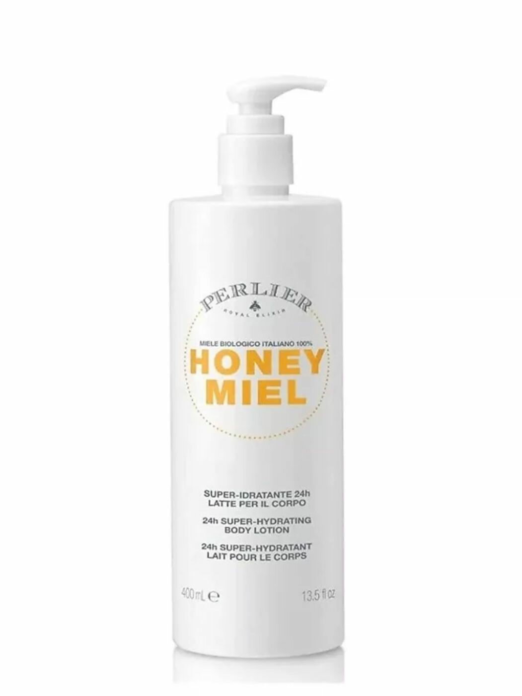 PERLIER Лосьон для тела суперувлажняющий 24 часа Honey Miel 24h Super-Hydrating Body Lotion, 400 мл