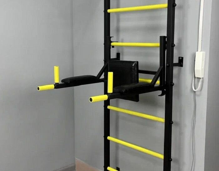 Навесные брусья RealTurnik, для пресса, с упорами для штанги, нагрузка до 200 кг