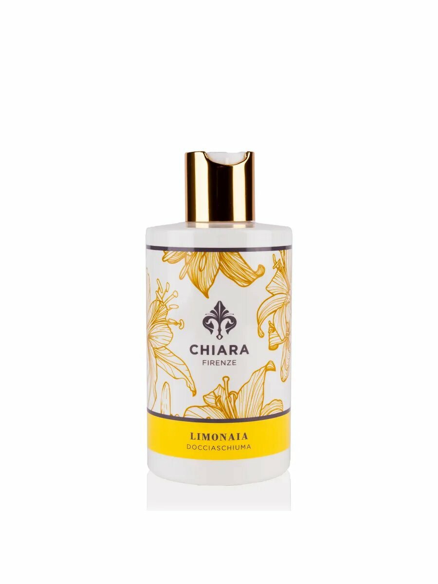 Chiara Firenze / Гель ароматический для душа 350 мл Лимонные листья