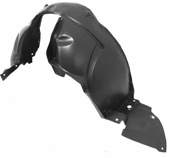 Подкрылок SAT 638434AA0A, для Nissan Almera, черный, передний, левый
