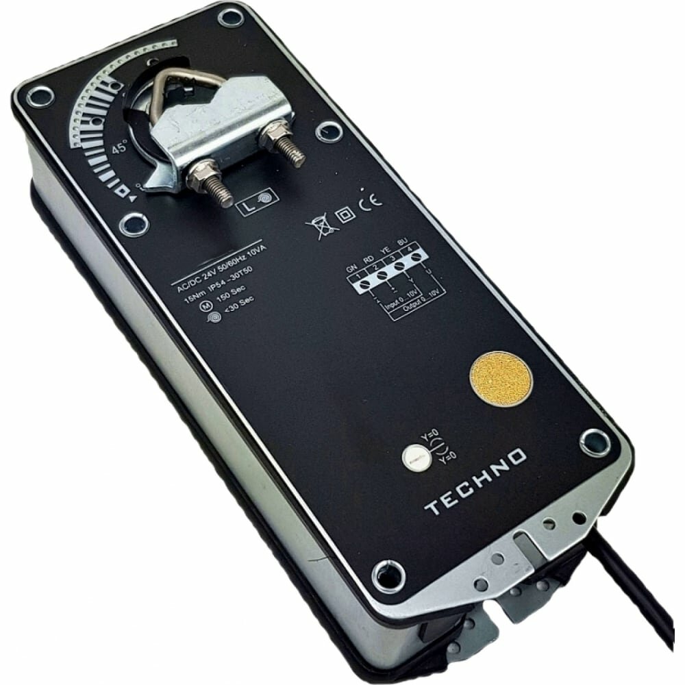 Электропривод воздушной заслонки TECHNO SC-15DF/230V