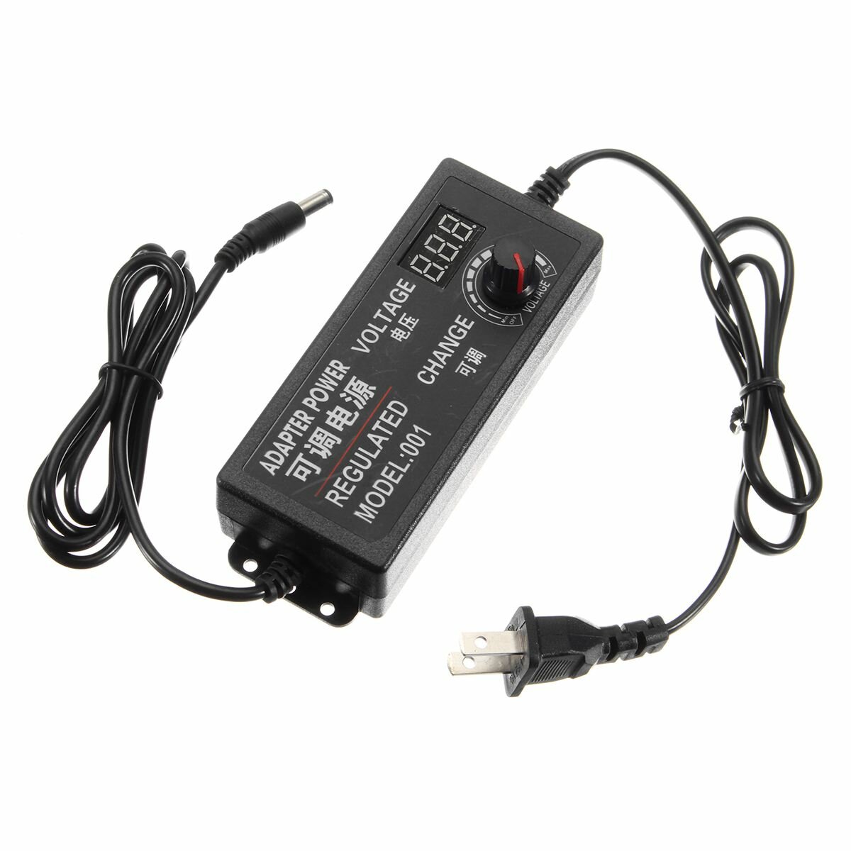 9-24 В 3 А 72 Вт Регулятор скорости Вольт AC/DC Регулируемый адаптер питания Дисплей Экран Зарядные устройства с вилкой США Аксессуары