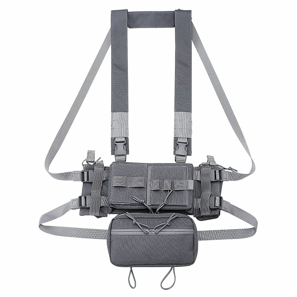 Тактическая нагрудная сумка с системой MOLLE, разгрузочный жилет, рюкзак для бега и охоты