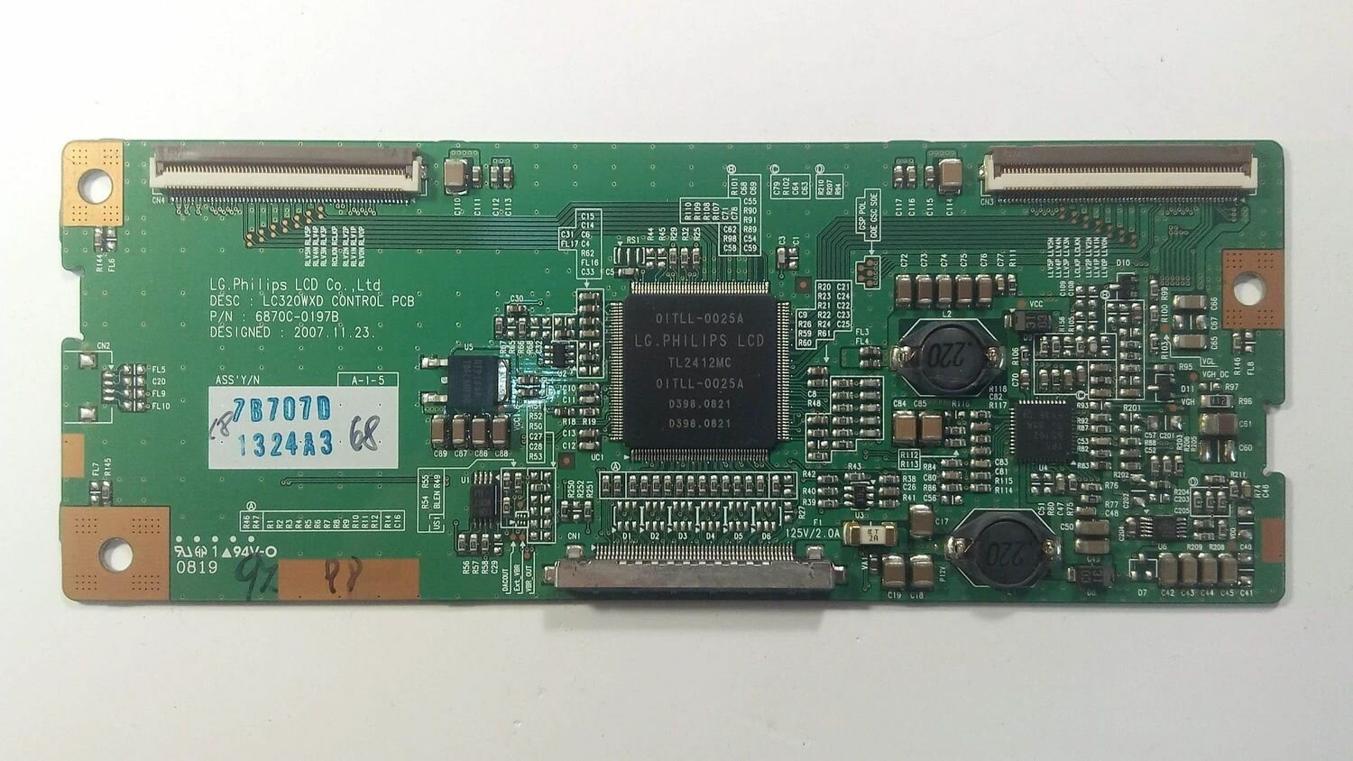 Модуль управления LCD панелью LC320WXD Control PCB 6870C-0197B панели LCD LG Display LC320WXD(SA)(B1) для 32Pfl7403S/60 Lcd Телевизор Плата разъемов арт. 9111