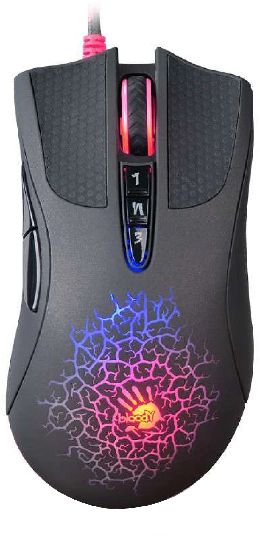 Мышь A4Tech Bloody A90 черный оптическая (6200dpi) USB (8but)