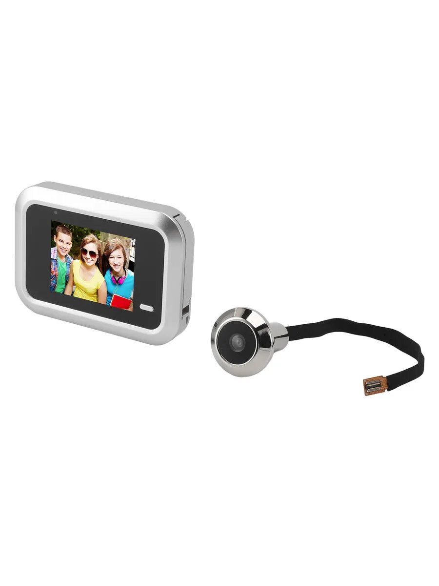 Электронная камера-глазок, дверной звонок, широкоугольный