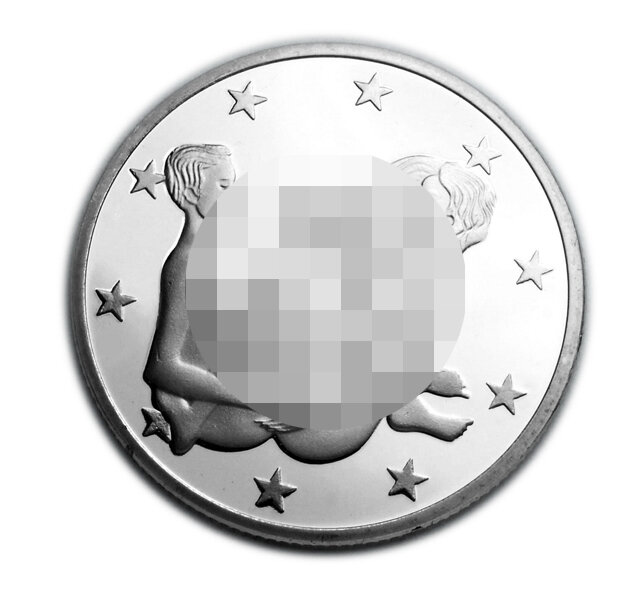 6 sex Euro Поза11 PROOF сувенирная монета 6 секс Евро сувенирная копия серебро монеты, нумизматика, деньги для коллекции