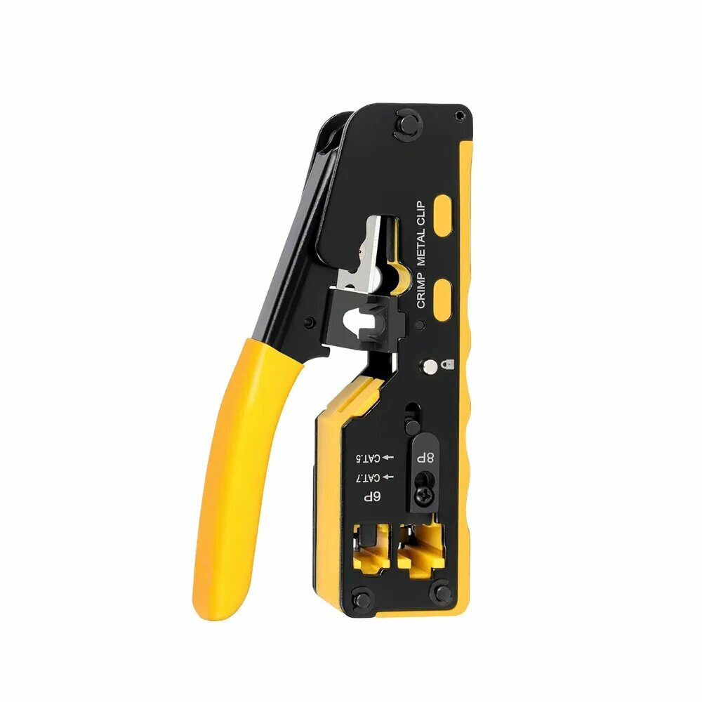 Инструмент для обжима RJ45, проходной обжим для разъемов RJ45 Cat5 5e 6 6a 7 Connector