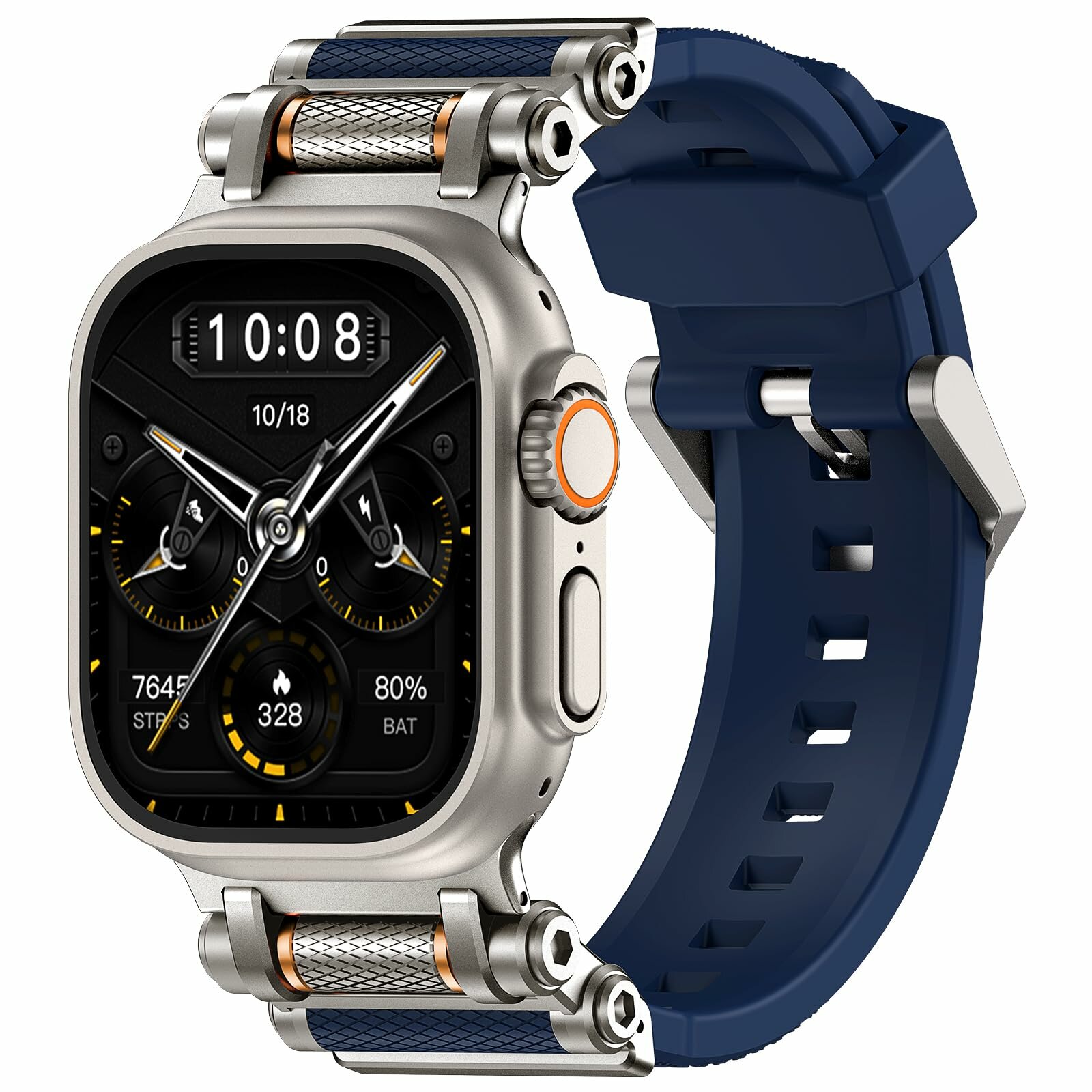 Силиконовый ремень для Apple Watch Ultra 3 /Ultra 2 49 мм 11 10 9 8 7 6 SE 5 4 3 2 1 46 мм 45 мм 44 мм 42 мм ремень