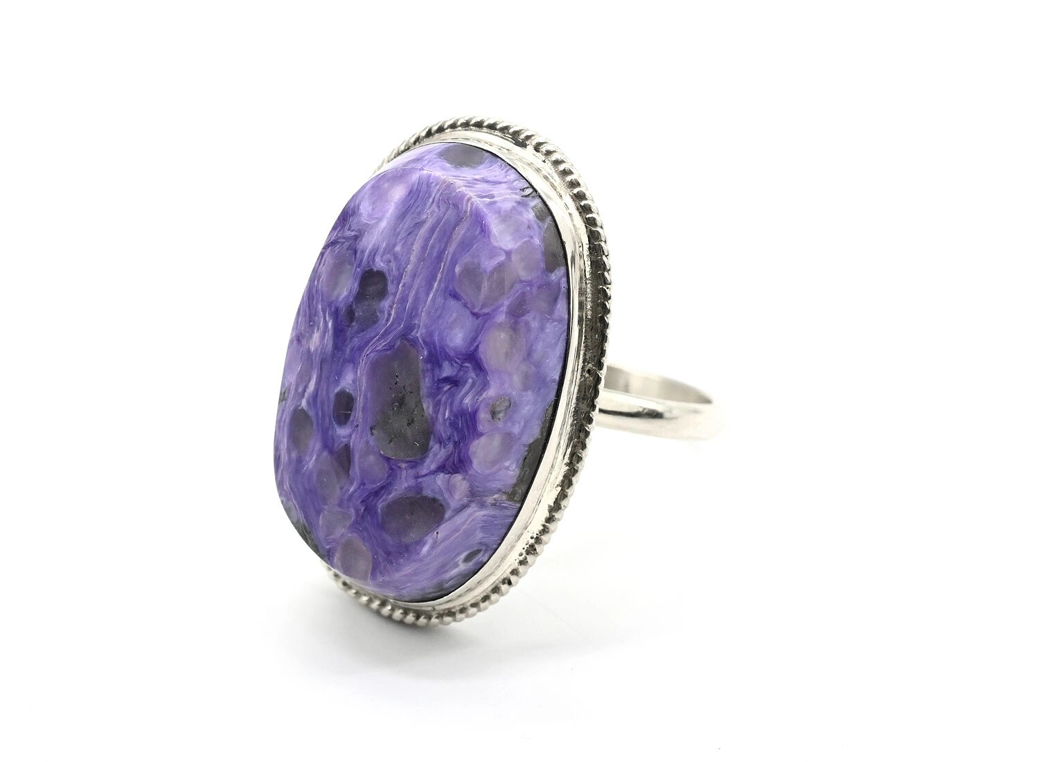 Кольцо, чароит