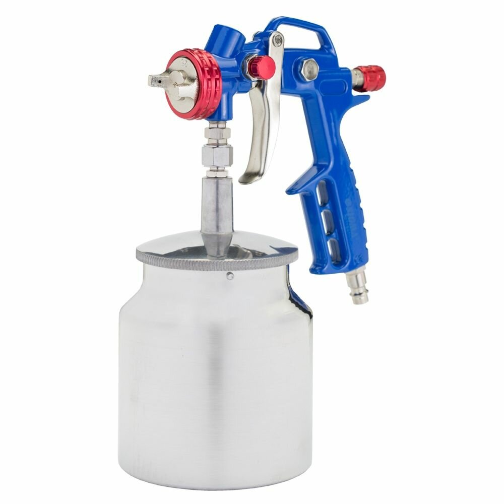 Краскораспылитель пневматический MP, форсунка 1.5мм, 175л/мин, 3.5бар, 650мл нижний бак (металл) SIGMA