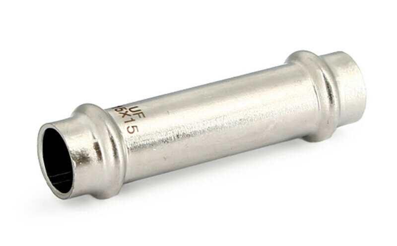 Муфта под пресс надвижная 42 мм, UNI-FITT из нержавейки