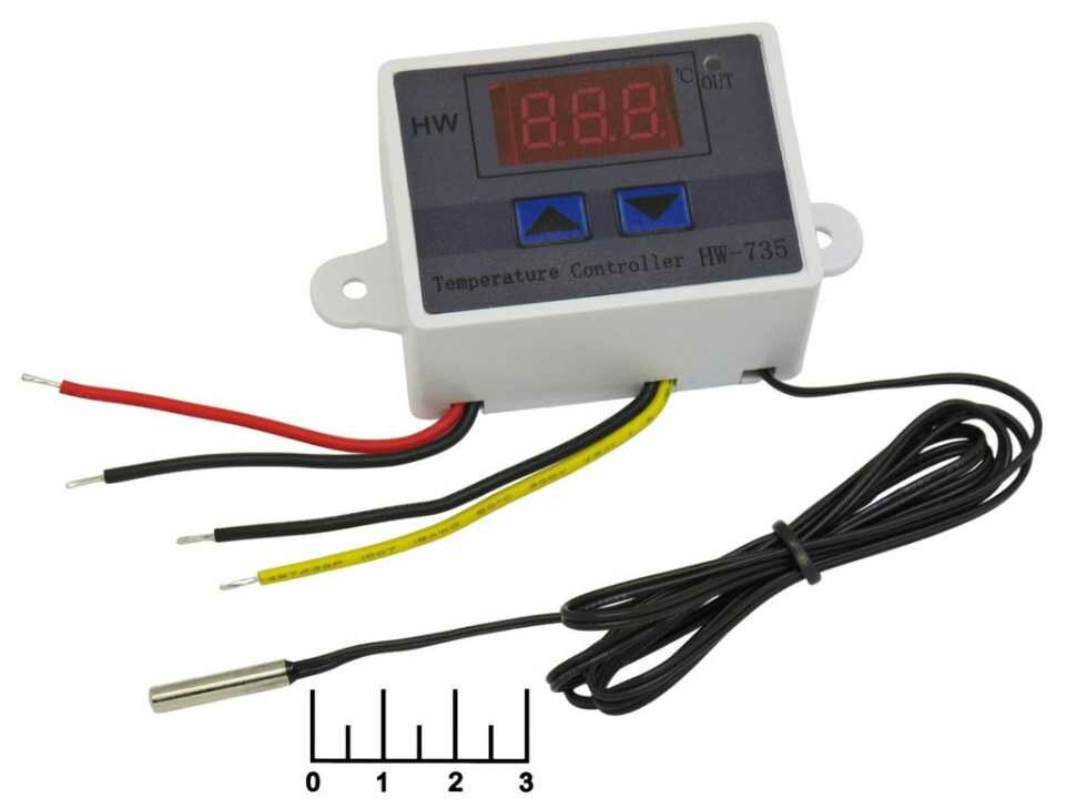 Термореле 24VDC 10A/24VDC (-50.+110C) HW-W3001 (HW-735)