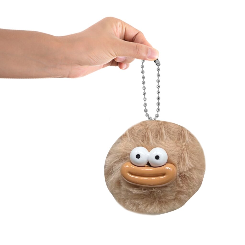 Брелок с Помпонами в Форме Сосиски Яркая Игрушка Подарок на День Рождения для Девочек