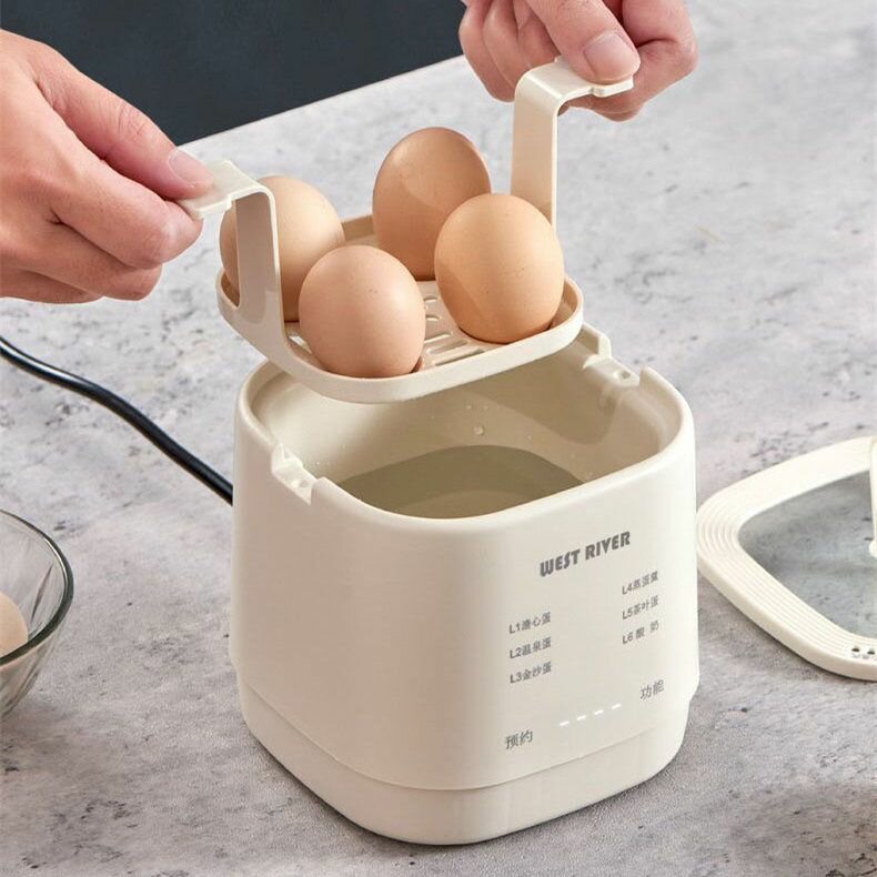 Многофункциональная яйцеварка (электрическая пароварка), 6 режимов интеллектуального приготовления, 300 Вт