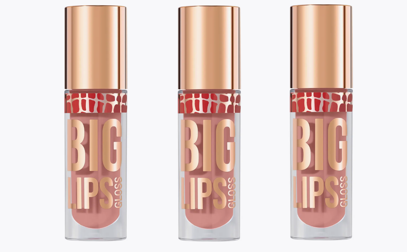 Блеск для губ STELLARY Lipgloss Big Lips тон 09 Guilty pleasure, 4мл - 3 штуки