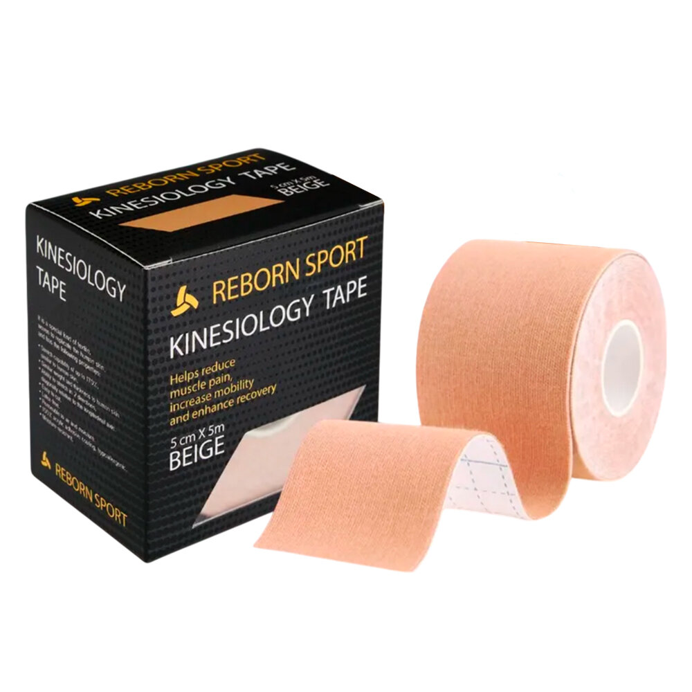 Кинезио тейп REBORN R220 0200 бежевый ( US )
