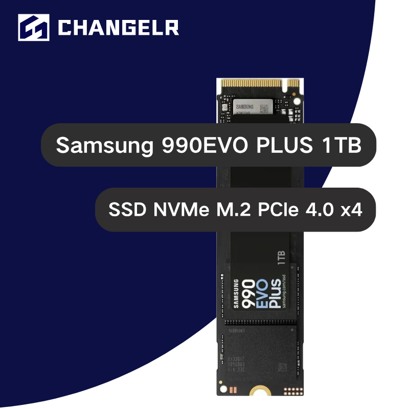 Внутренние твердотельные накопители (SSD) Samsung 990EVO PLUS 1TB PCIe Gen 4x4 | Gen 5x2 M.2 2280