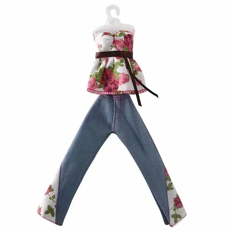 Аксессуары для кукол Барби 1/6, комплект одежды для куклы Барби, рубашка, пальто, штаны, носки, платье, юбка, сумочка, детский подарок «сделай сам» для девочек