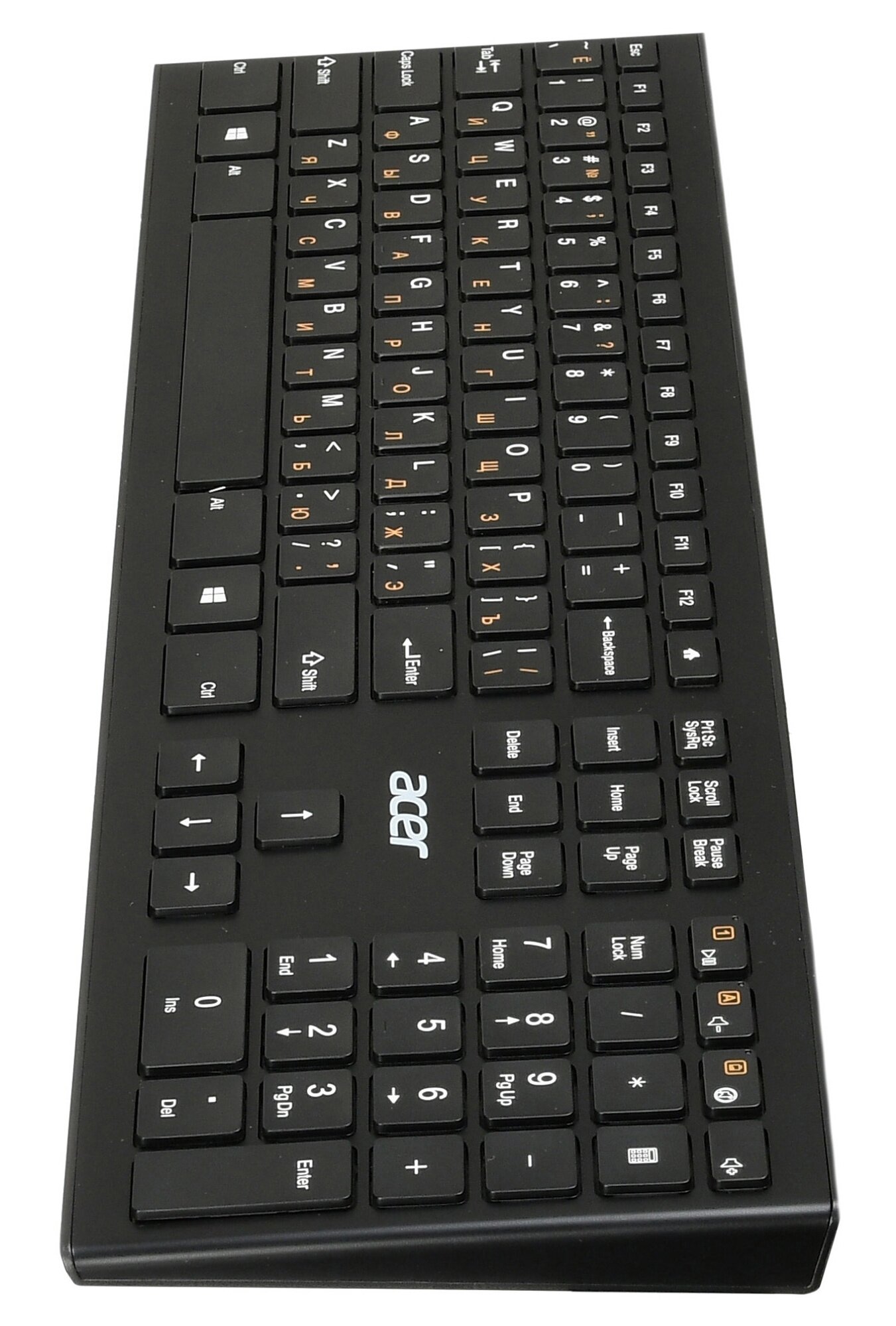 Клавиатура Acer OKR010 беспроводная, USB, Радиоканал, черный