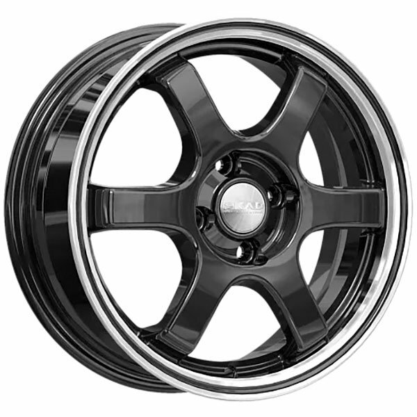 Колесный диск SKAD Киото 6x15 4x100 ET38 D67.1 Антрацит-алмаз