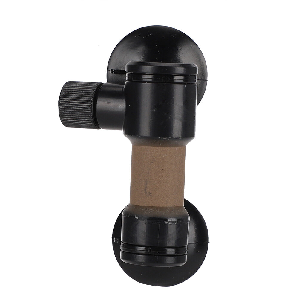 Пластиковый черный аквариумный очиститель углекислого газа, прецизионная керамическая трубка для аквариумов, простой распылитель CO2, аксессуар для аквариума.