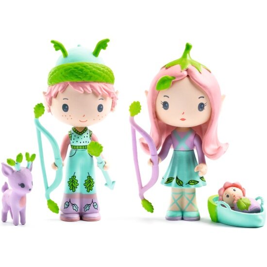 Набор фигурок Djeco DJ06960 серии TINYLY Эльфы Лили и Сильвестр