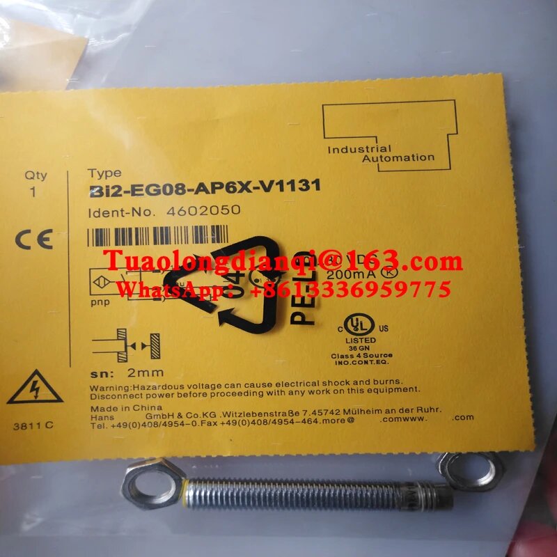 BI2-EG08-AP6X-V1131 BI2-EG08-AN6X-V1131 Оригинальный оригинальный датчик приближения