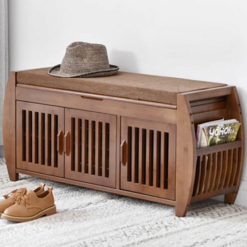 Бамбуковая вешалка для обуви, Шкаф-органайзер для прихожей