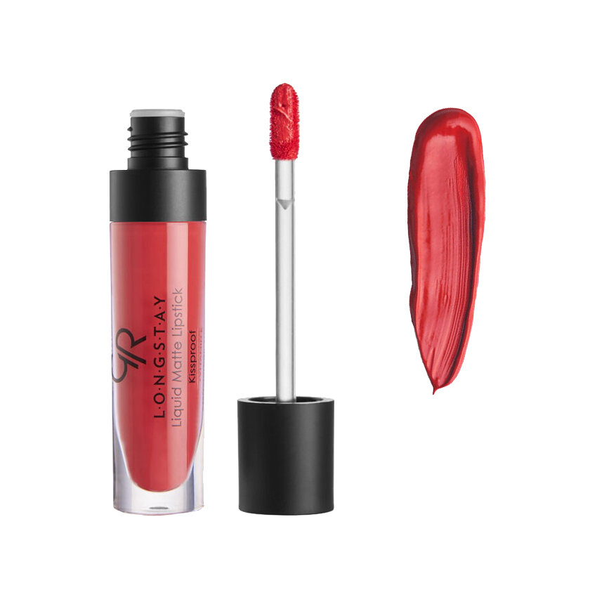 Помада жидкая Golden Rose "Longstay Liquid Matte", матовая, красная, 30 мл