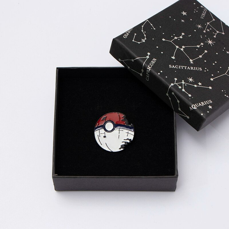 MINISO Покемон, окружающий эльфийский шар, металлическая брошь, мультяшная милая японская пара, студенческий значок, ювелирный значок Tide