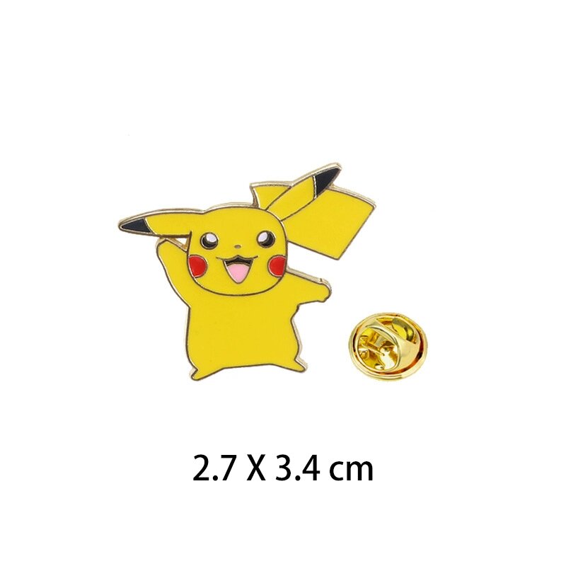MINISO Брошь с покемонами, мультяшный, креативный, Покемон Гэн Гуй, милый, японский, индивидуальный значок, школьный рюкзак, тренд
