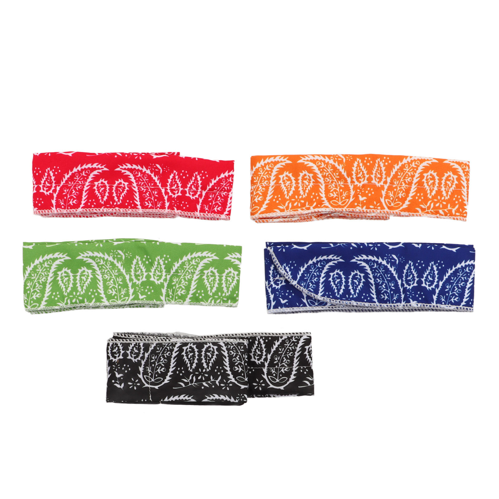 5 шт. охлаждающий шарф-бандана из хлопка, многоразовая охлаждающая повязка на шею для занятий спортом, бега, езды на велосипеде, использования на открытом воздухе